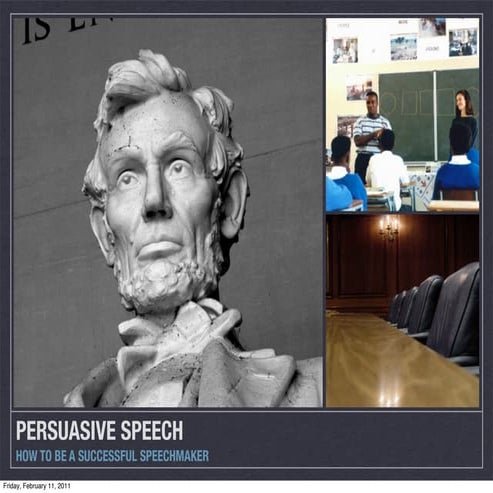 Persuasive Speech Details | PDF