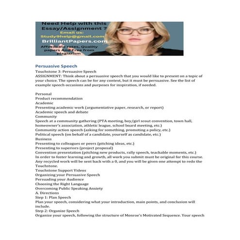 1123 speech writing | PPT