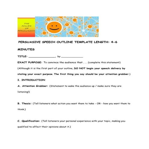 Sample Persuasive Outline Persuasive Writing Persuasive Writing