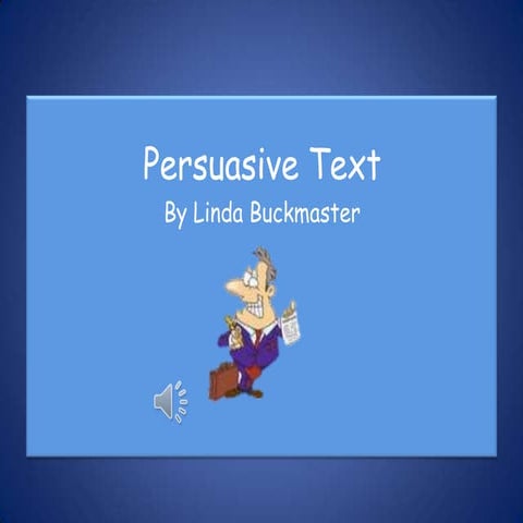 Persuasive text movie trailer | PPTX