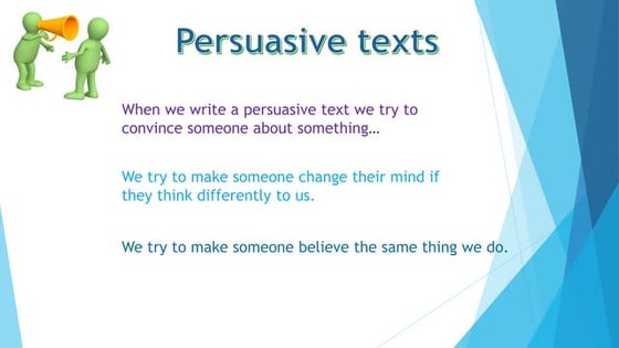 Identify features of persuasive texts | PPTX | Parks | Attractions