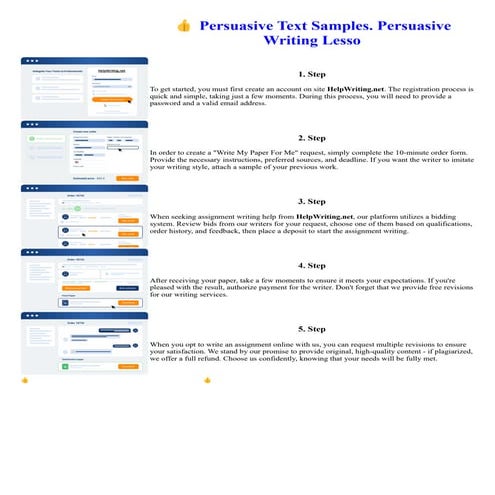 Persuasive Text Samples. Persuasive Writing Lesso | PDF