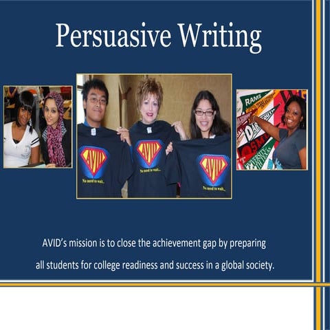 Persuasive writing (1) | PPT