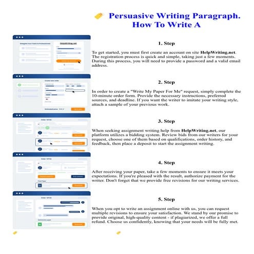 Persuasive Writing Paragraph. How To Write A | PDF