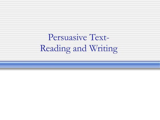 Persuasive Essay Conclusions -- OSPI | PPT