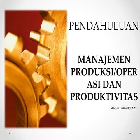 Manajemen operasional | PPT