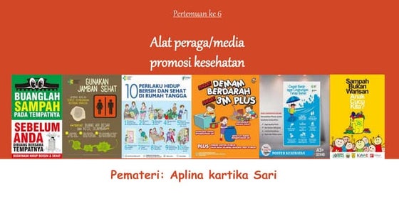 MEDIA Promosi kesehatan | PPT
