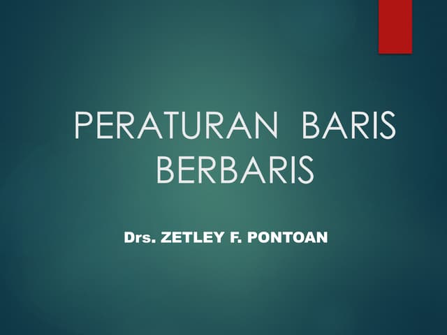 Materi tentang Peraturan baris bari.pptx