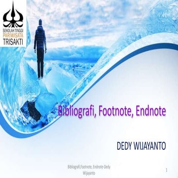 Pert 7 bibliografi, footnote, bodynote | PPTX