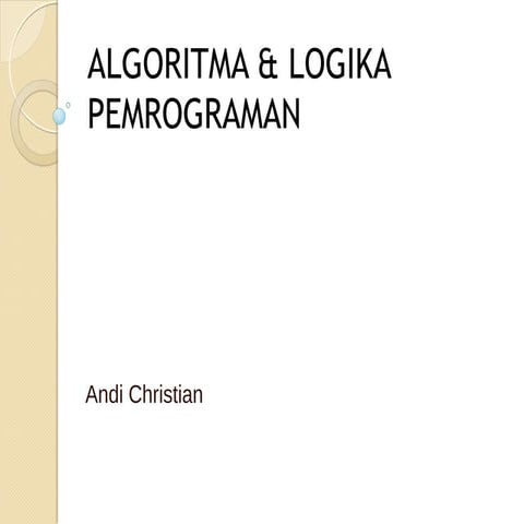 Pert 10 Algoritma dan logika pemrograman.pptx