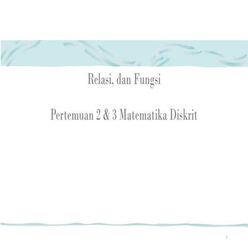 Comprehensive Overview of Binary Relations and Functions in Mathematics ...