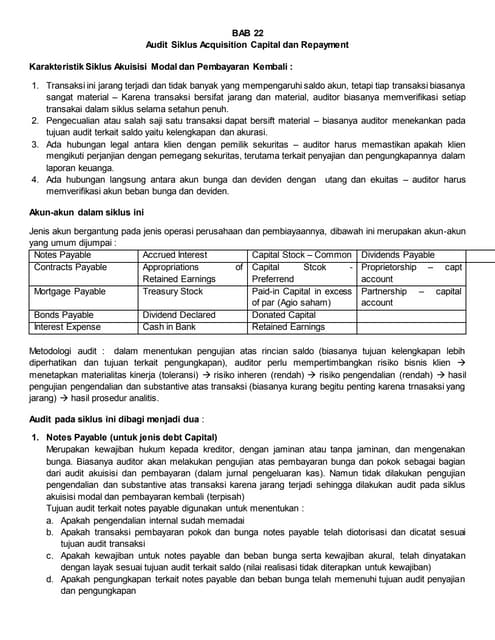 (Pert 1) bab 6 tujuan dan tanggung jawab audit | DOCX