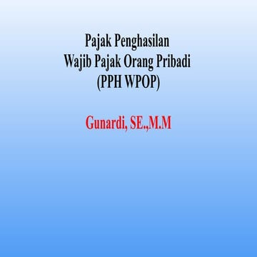 Pert 8- Perpajakan pph ps 21.pptx perpaj | PPTX