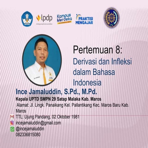 Pertemuan ke- 8 Derivasi dan Infleksi.pptx
