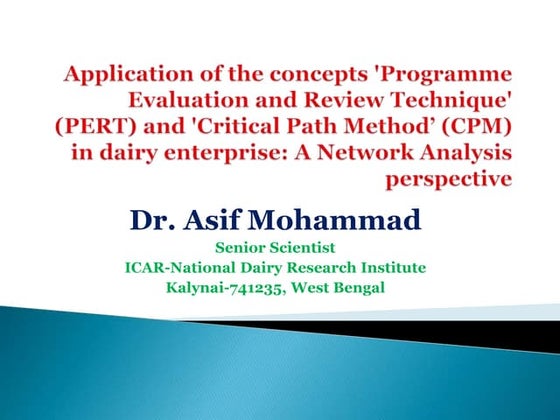 Programme evaluation review technique | PDF