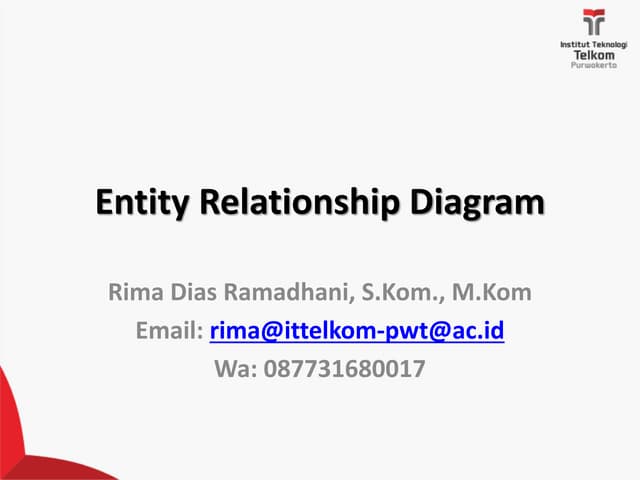 Erd (entity relationship diagram) | PPTX