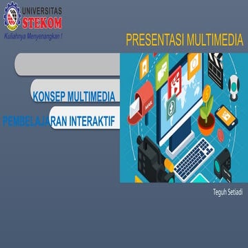 PERTEMUAN 09 KONSEP MULTIMEDIA PEMBELAJARAN INTERAKTIF | PPTX