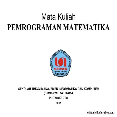 Pertemuan1 | PPT