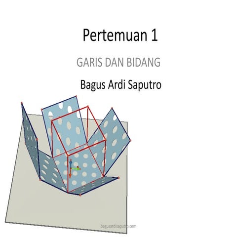 Aksioma insidensial dalam geometri euclide | PPTX