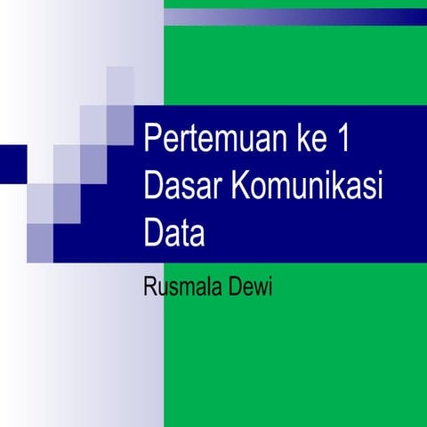 Pertemuan 1 | PPT