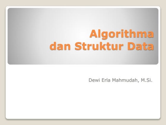 Algoritma & Pemrograman | PPT