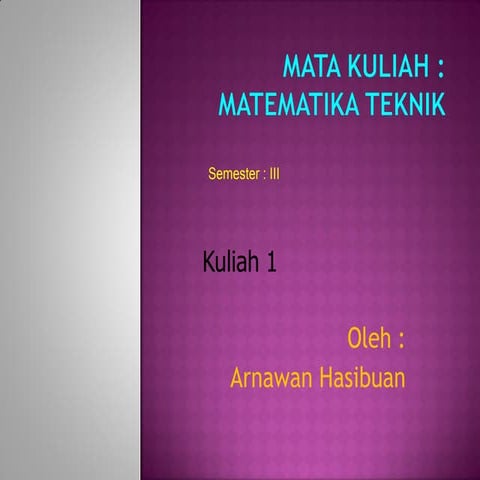 Pertemuan 1 | PPT