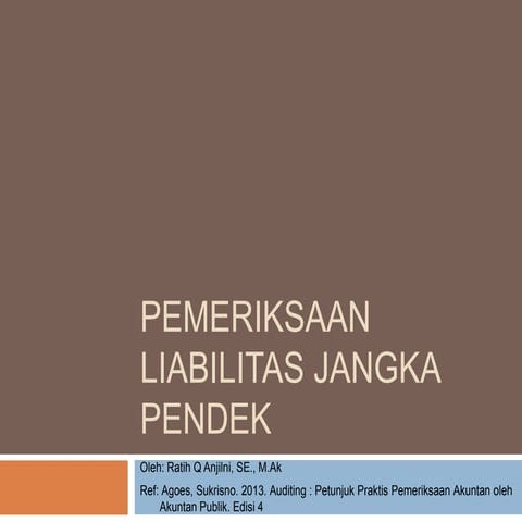 AUDITING 2 | PPTX