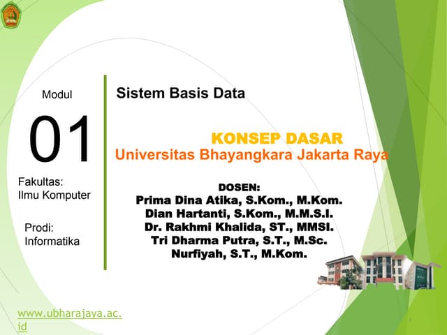 Sistem Basis Data(PPT) | PPT