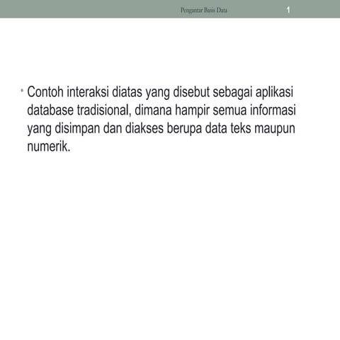 contoh basis data dalam kehidupan sehari-hari | PPT
