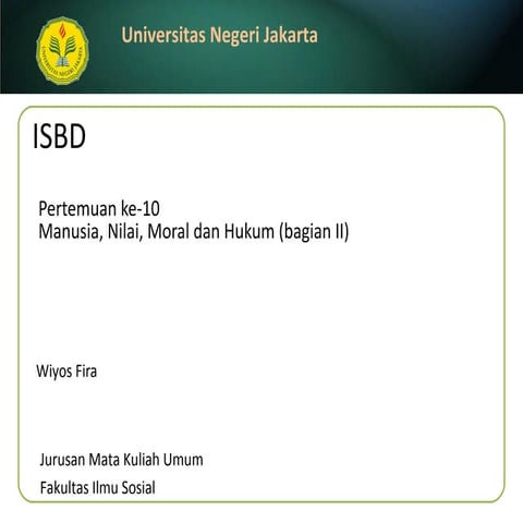 Pertemuan 10 | PPT