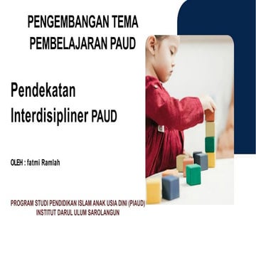 PERTEMUAN 10 - PENGEMBANGAN TEMA PEMBELAJARAN PAUD.pptx