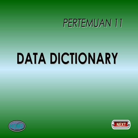 Pertemuan 11 | PPT