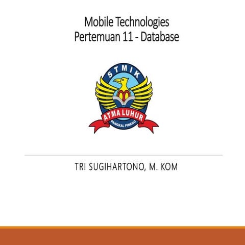 Pertemuan 11 database | PPT