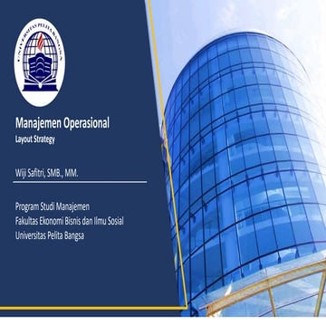 Pertemuan 11 layout strategy | PDF