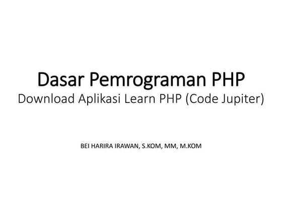 Pertemuan 10 | PPT