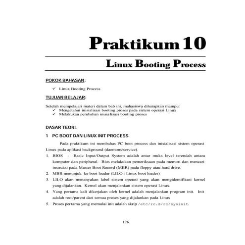 Pertemuan14 linux booting proses | PDF | Free Download