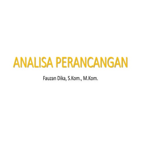 Pertemuan 14 Analisis Perancangan Mata Kuliah APSI.pptx