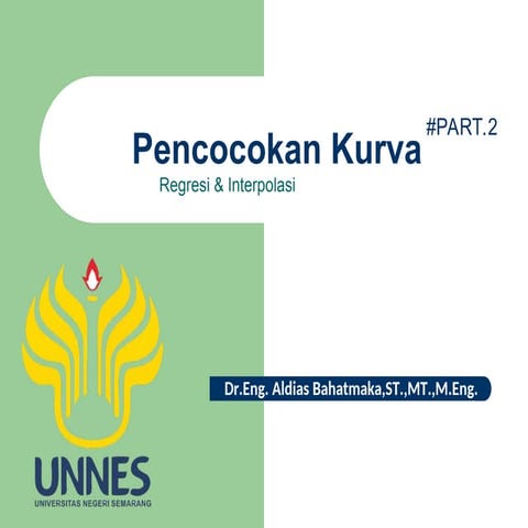 Materi Pertemuan 14 Curve Fitting Part-2.ppt