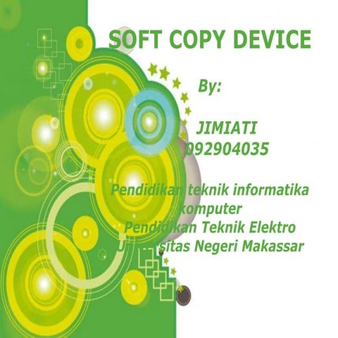 Pertemuan 15 soft copy device | PPTX