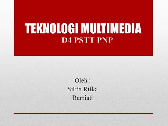 (JARMUD-P0) Pengenalan Jaringan Multimedia.pptx