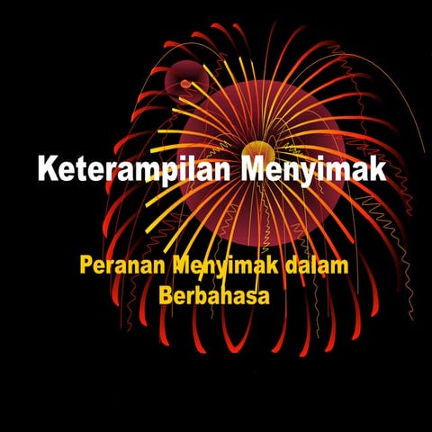 Keterampilan Menyimak | PPT