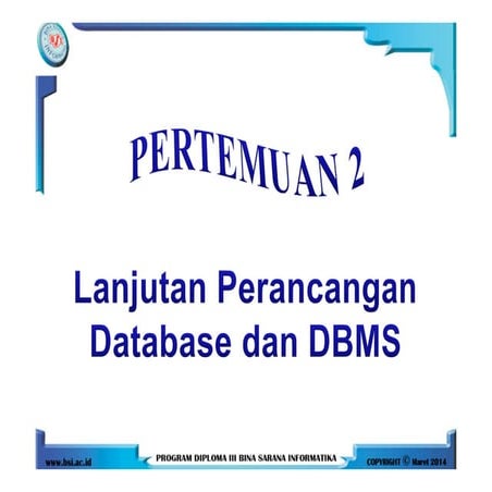 Pertemuan 2 | PPT