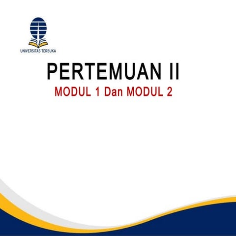 modul 1 dan 2 | PPT