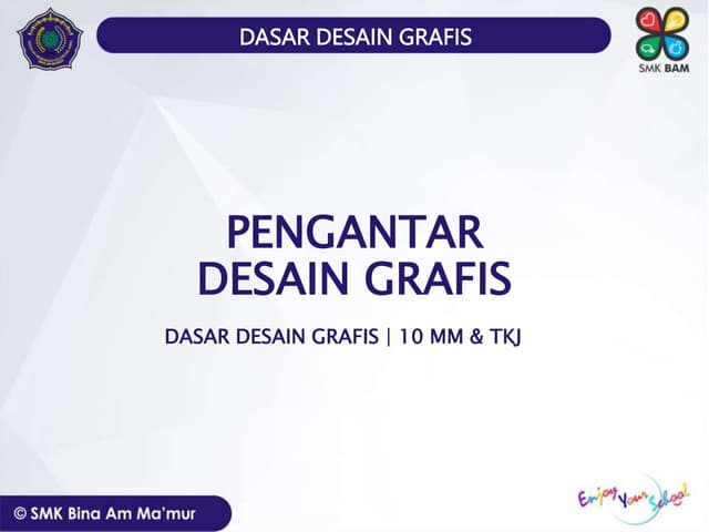 Materi Desain Grafis Lengkap PowerPoint 2025 | PPTX