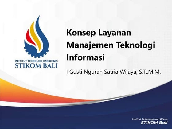 Manajemen Layanan Sistem Informasi | PPTX
