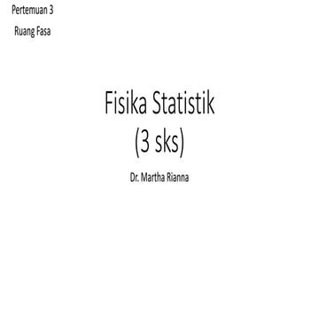 Ruang fasa adalah ruang matematika yang mewakili keadaan lengkap sebuah ...