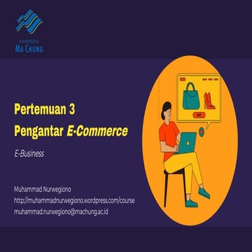 Pengantar E-Commerce dalam mata kuliah E-Business | PPTX
