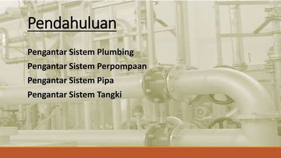 PPT TKP M1-KB3 INSTALASI AIR BERSIH DAN AIR KOTOR BANGUNAN | PPT