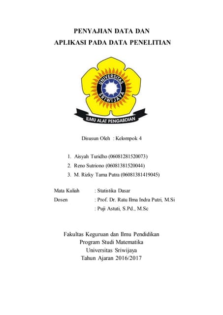Statistika Dasar Pertemuan 2 | PDF