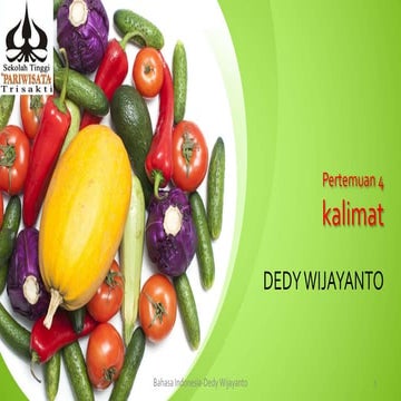 Pertemuan 4. kalimat | PPT